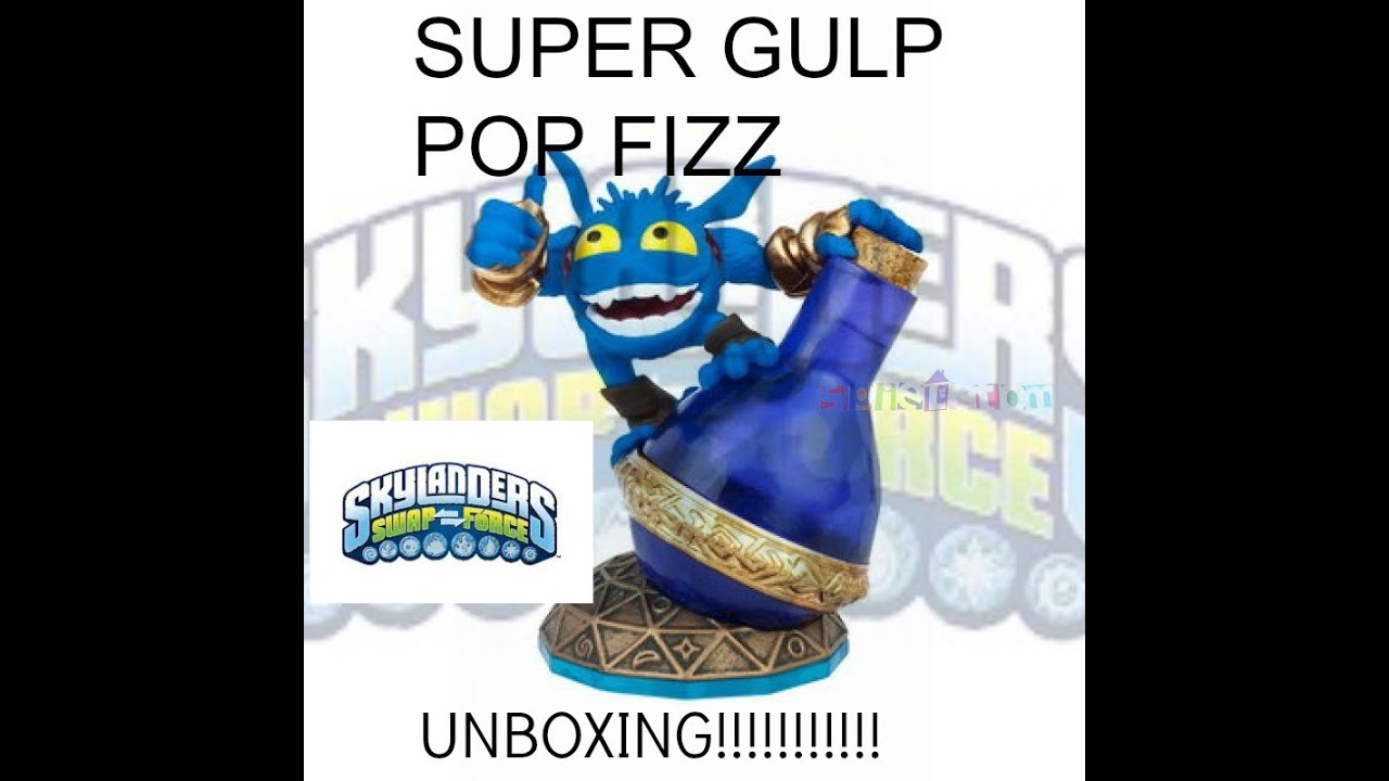 Skylanders Swap Force Super Gulp Pop Fizz Unboxing - YouTube