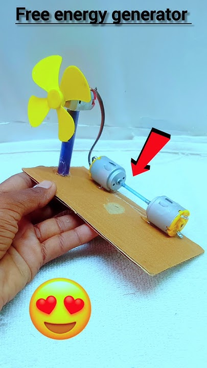 free energy generator science project for class 7th students working ...