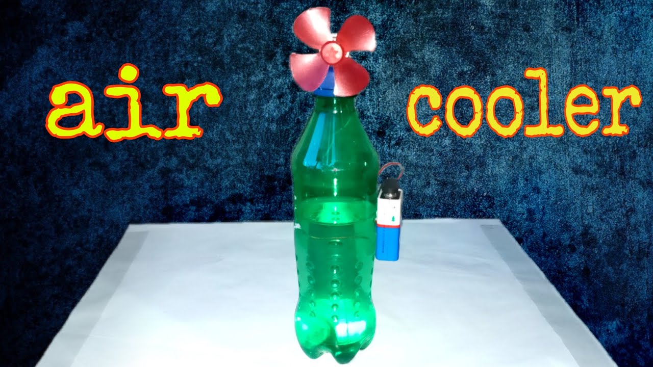 How To Make Air Cooler With Fan, 6th Class Science Project Easy - YouTube