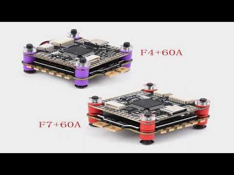 F7 F722 / F4 F405 Flight Control 3-6S & 60A 4IN1 ESC Stack For Mark4 APEX XL 5inch 7inch - YouTube