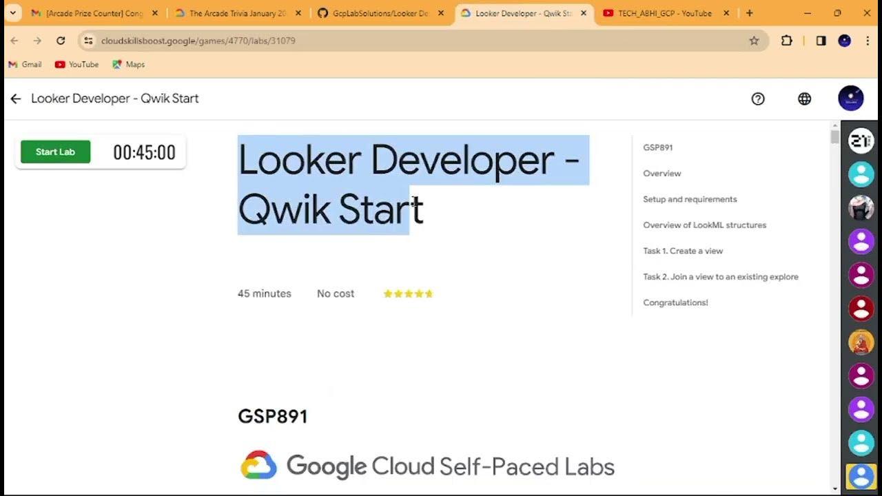 Looker Developer Qwik Start Gsp891 Updated Lab Solutions New 2024 Youtube