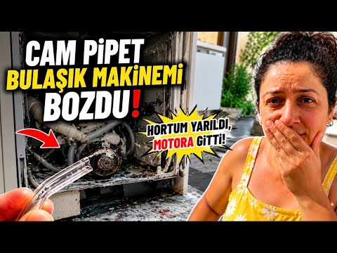 Cam Pipeti Attım… Bulaşık Makinem Bozuldu! 😱