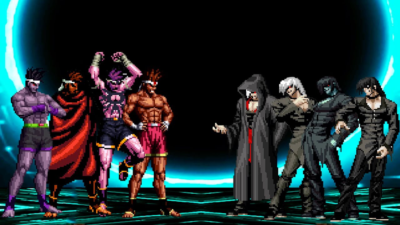 [KOF Mugen] Joe Higashi Team vs Element Team - YouTube