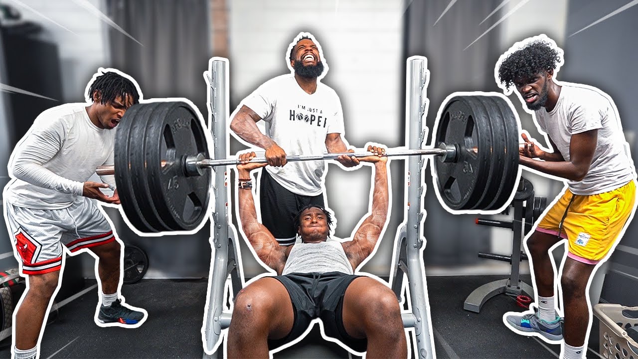 Bench Press Strength Challenge w/ Deestroying & B Lou! - YouTube