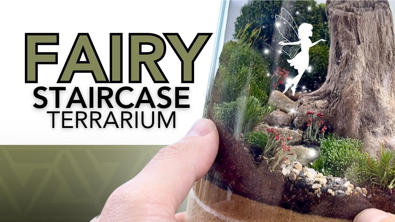 How to make a fairy staircase terrarium - YouTube