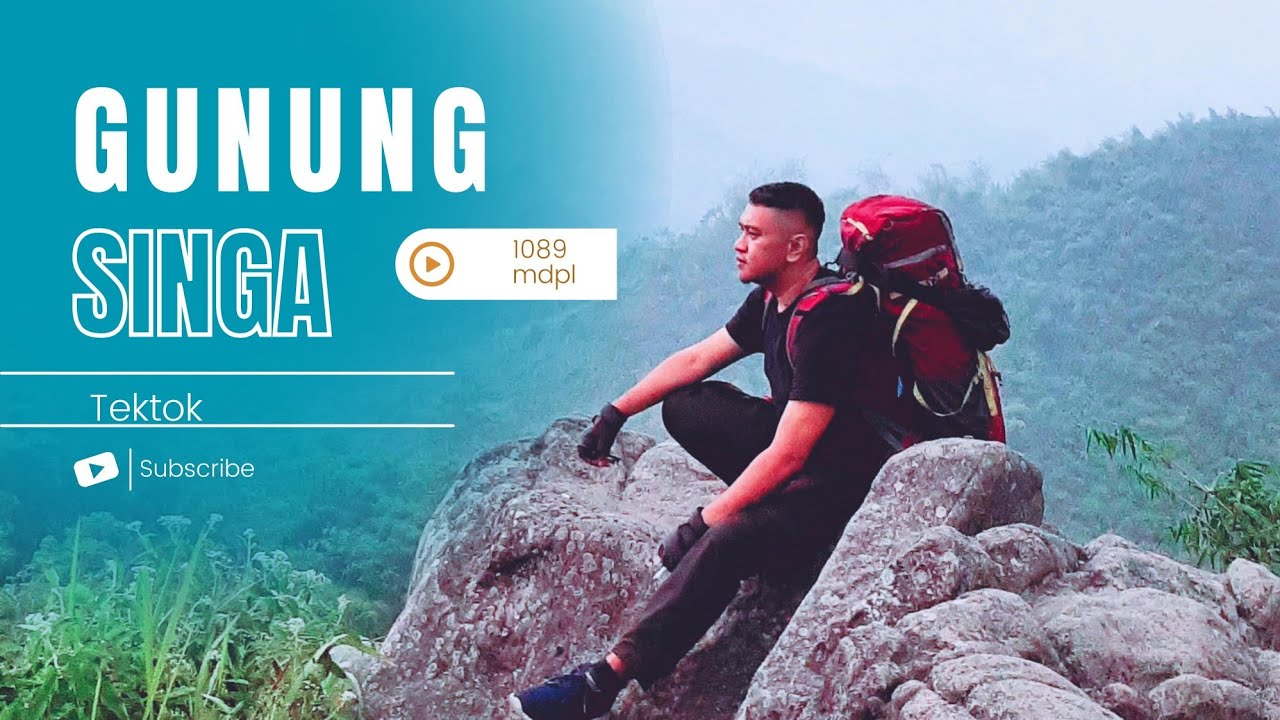 Mendaki ke GUNUNG SINGA || Soreang bandung Jawa Barat - YouTube