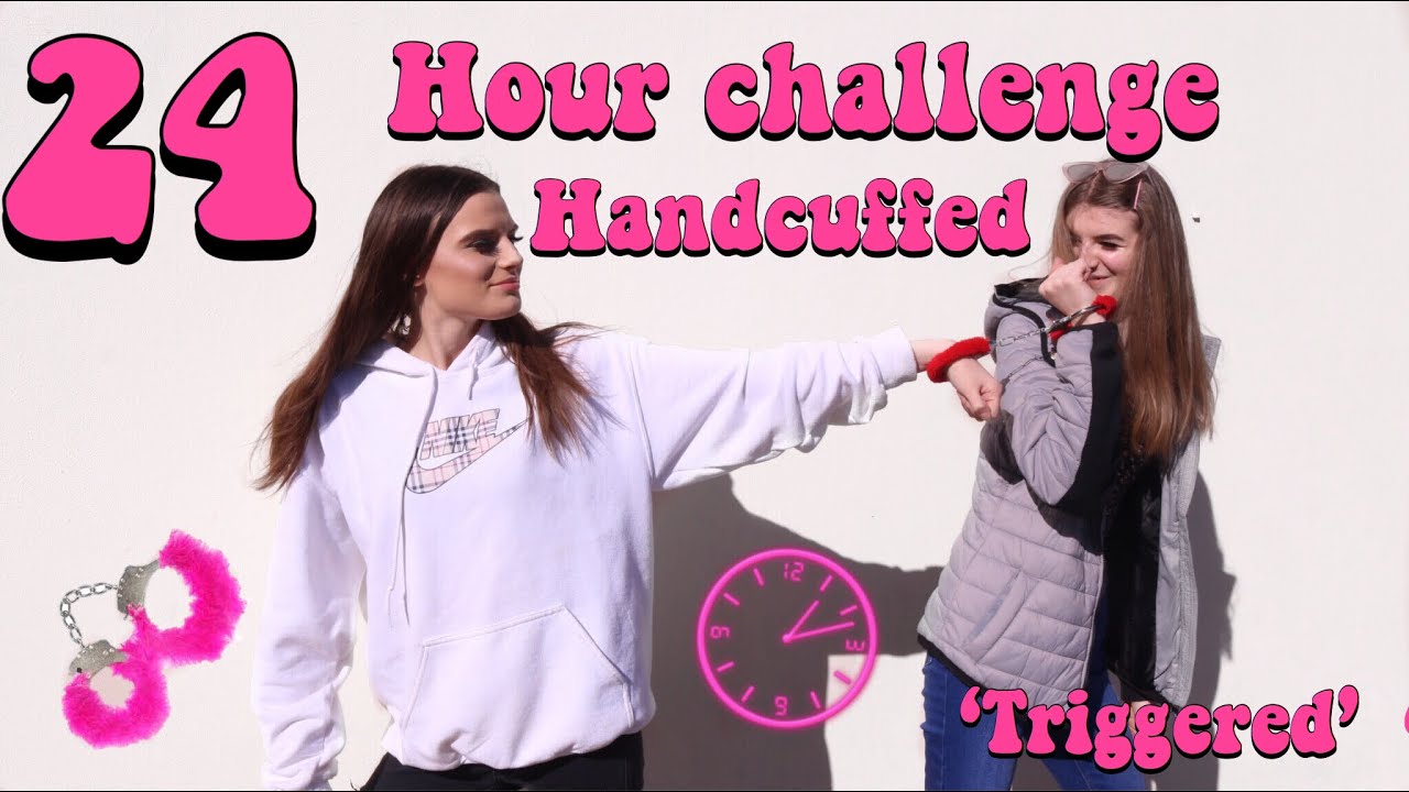 *WE LOST THE KEYS* 24 HOUR CHALLENGE HANDCUFFED TOGETHER😱 - YouTube