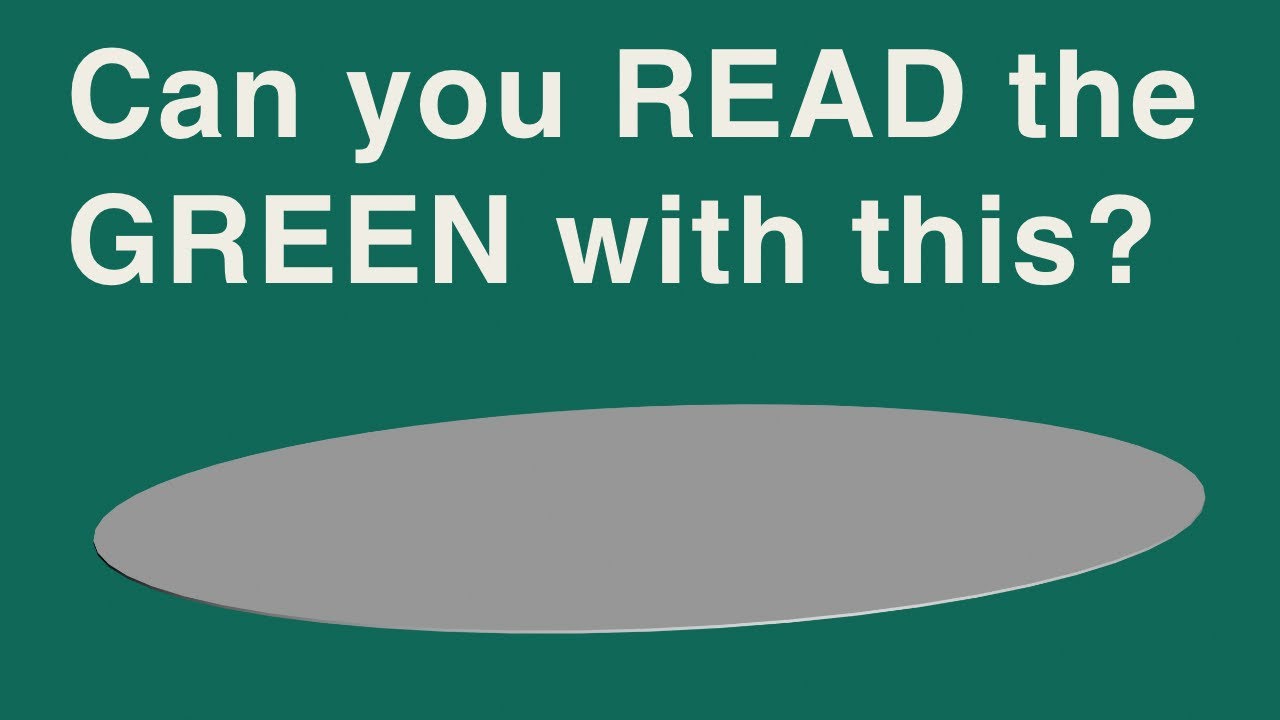 Reading the Slope of Greens using the Appearance of the Hole - YouTube