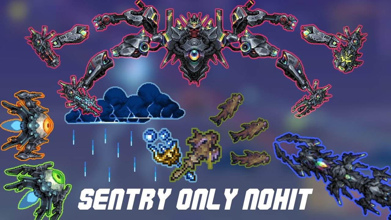 Calamity Mod Sentry-Only Nohits: Exo Mechs (v2) - YouTube