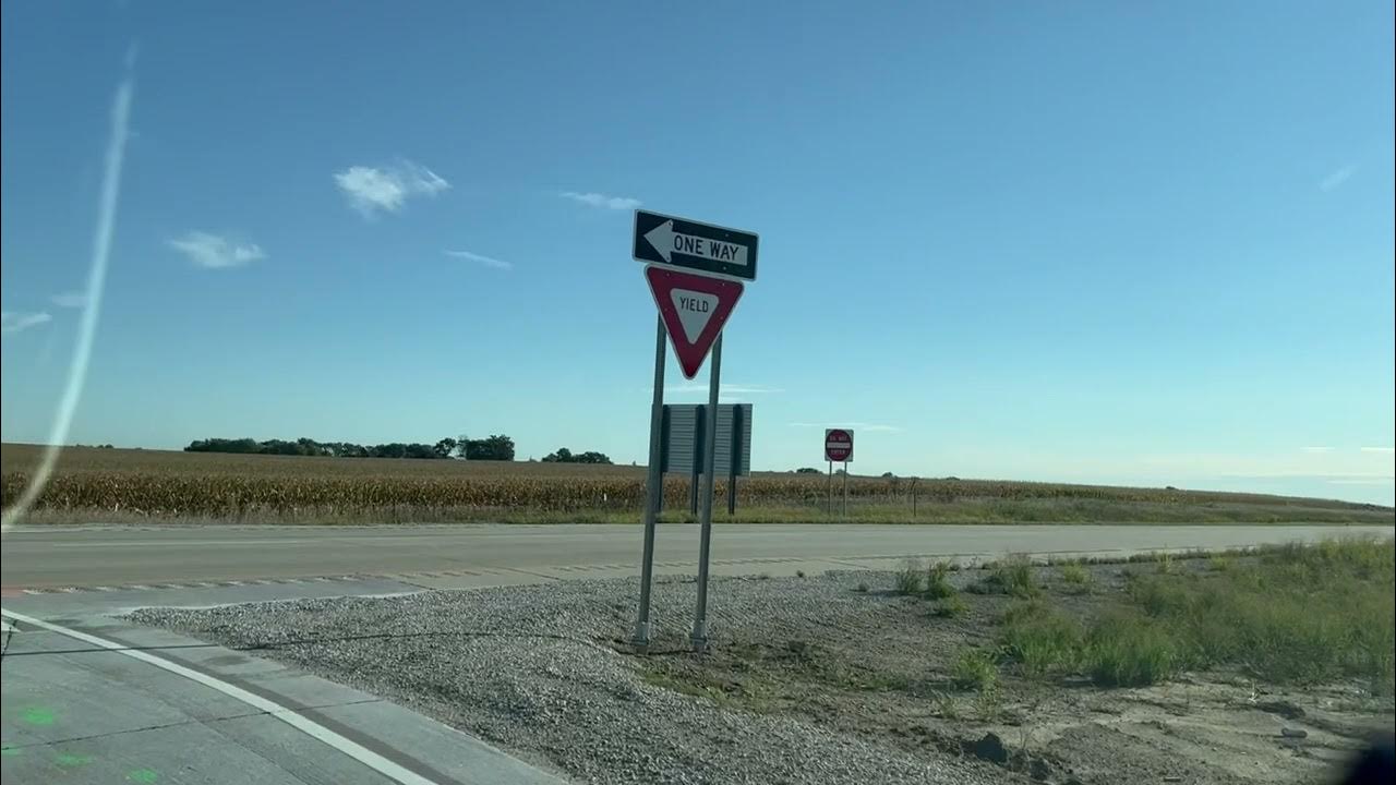 Driving Through a Reduced Conflict Intersection (traveling north) - YouTube