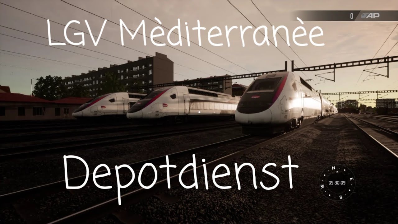 Train Sim World 3 (Gameplay) LGV Mèditerranèe Szenario: Depotdienst ...