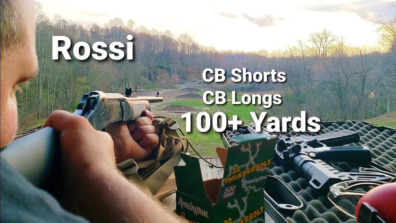 CB Shorts & CB Longs 100+ yards Accurately Rossi .22 - YouTube