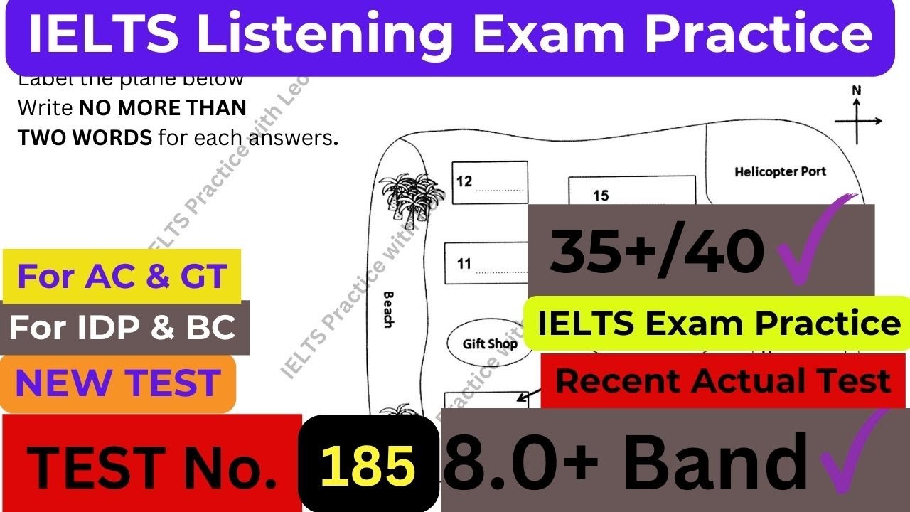 IELTS Listening Practice Test 2024 with Answers [Real Exam 185] - YouTube