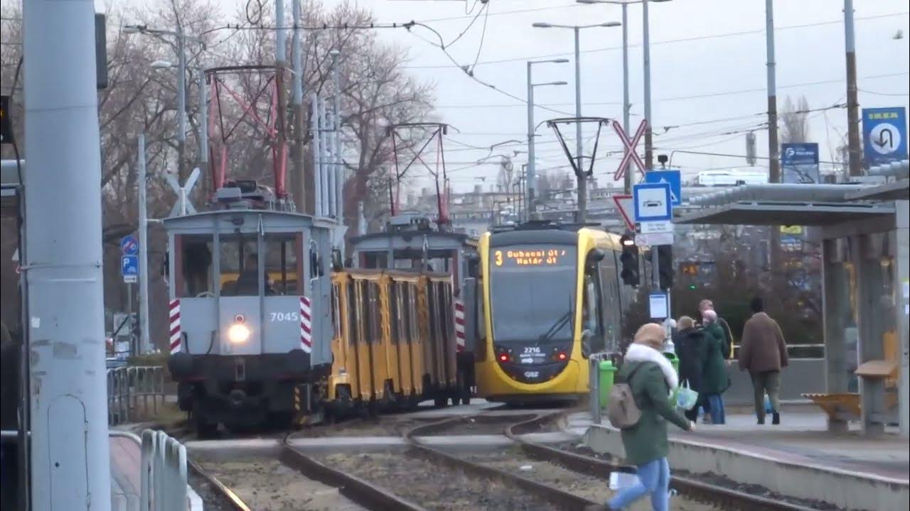 2 Muki villamos 3 Földalatti Örs vezér tere 2022 feb 23 Budapest 14.k. So033 - YouTube