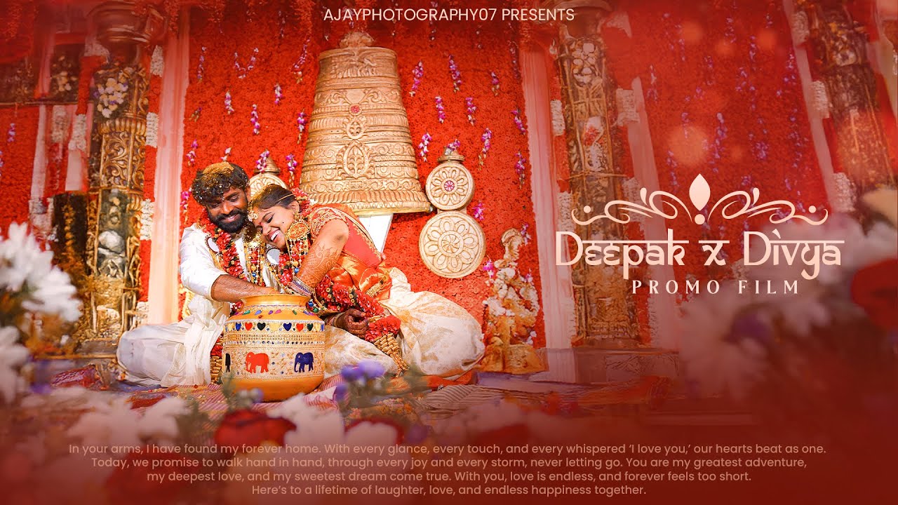 A Cinematic Wedding Promo | Deepak x Divya | Wedding Bliss | highlights ...