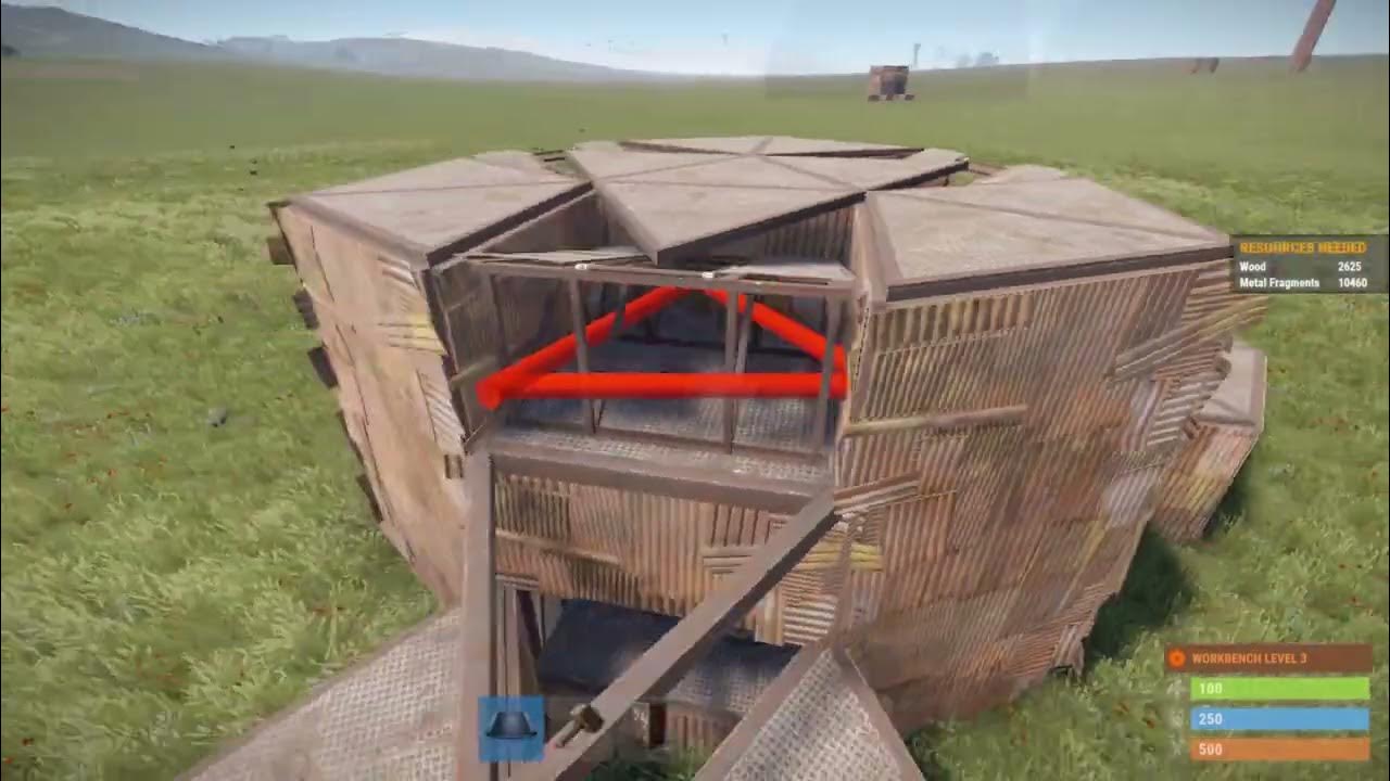 Rust Curse of the Sightseer Base Design Step by Step - YouTube