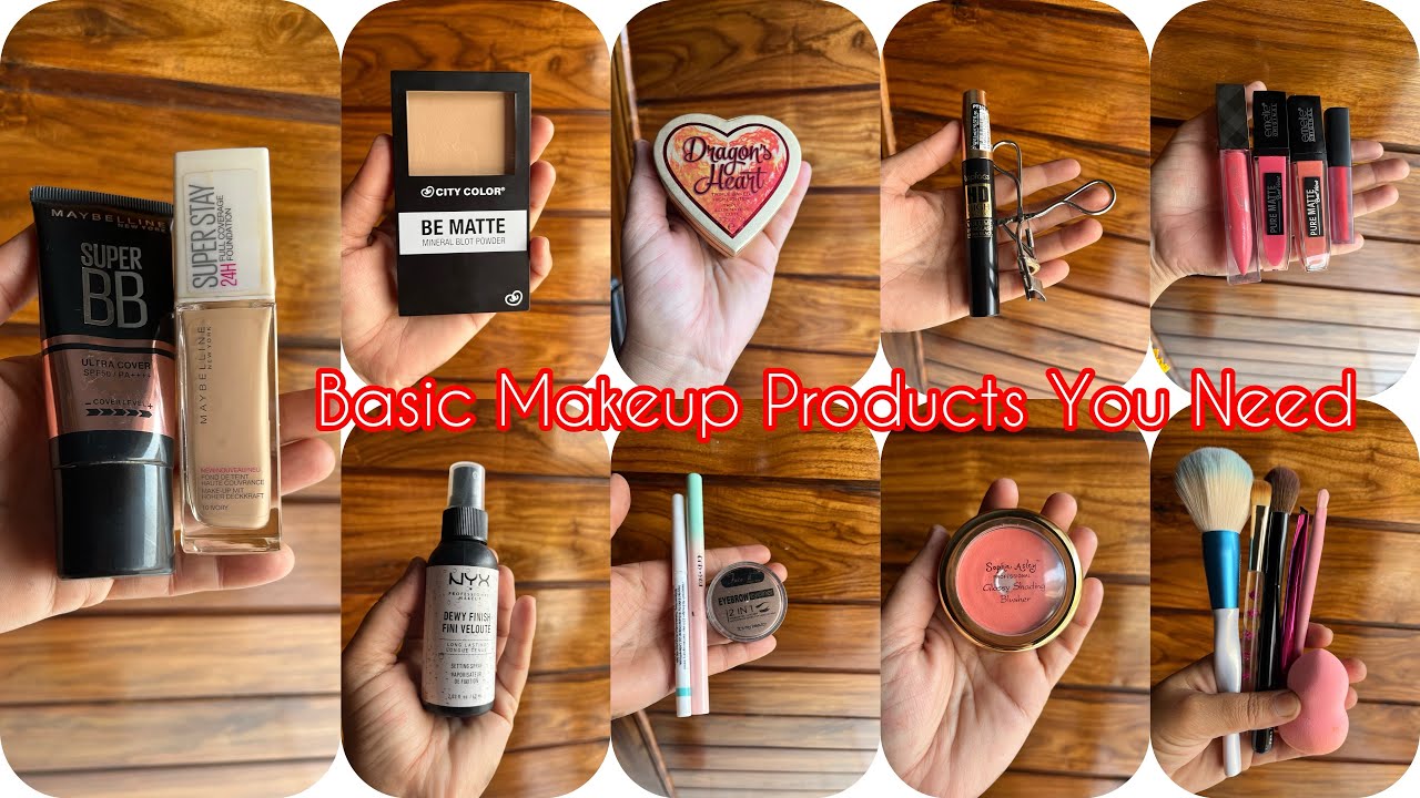 Basic Makeup Products You Need | Cosmetics | Daily Rutine makeup ...