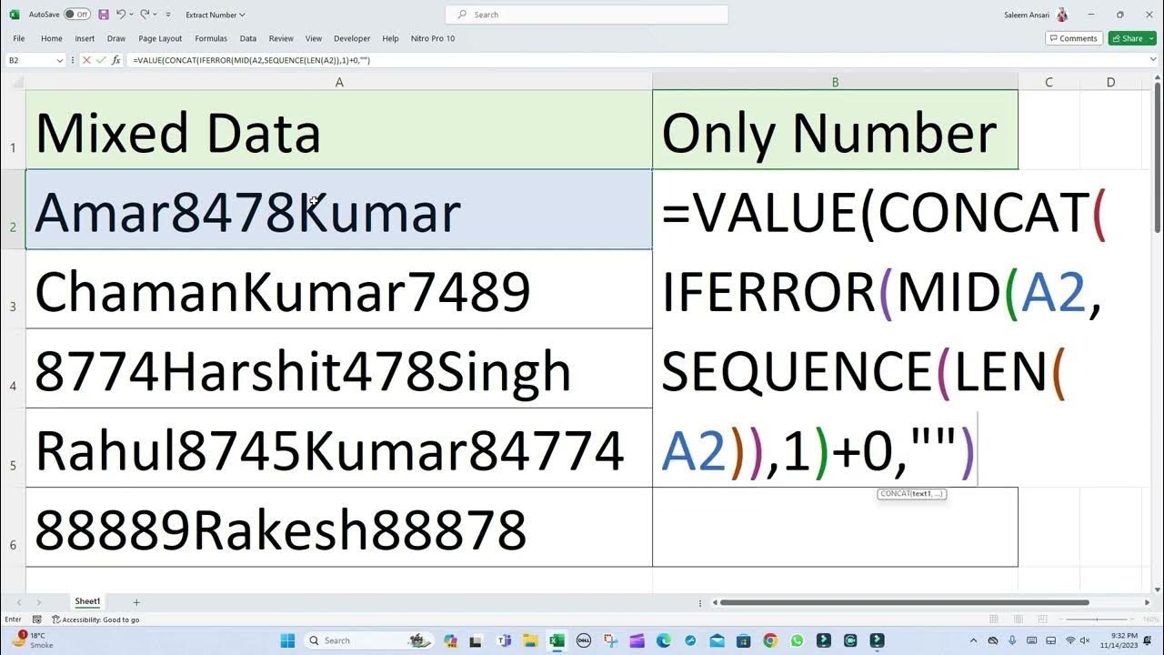 Interview Question In Advance Excel How To Extract Only Numbers In interview-question-in-advance-excel-how-to-extract-only-numbers-in