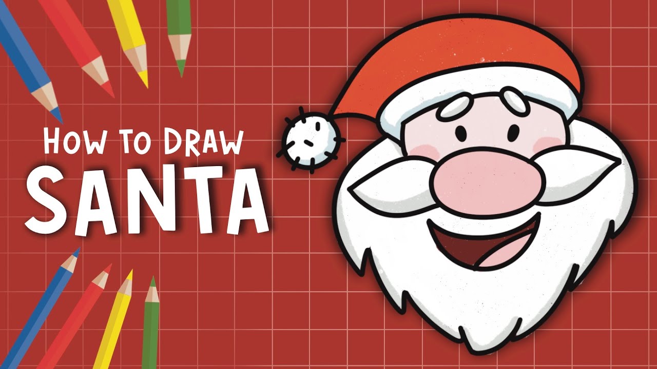 How to draw Santa Claus| Easy Draw tutorial - YouTube