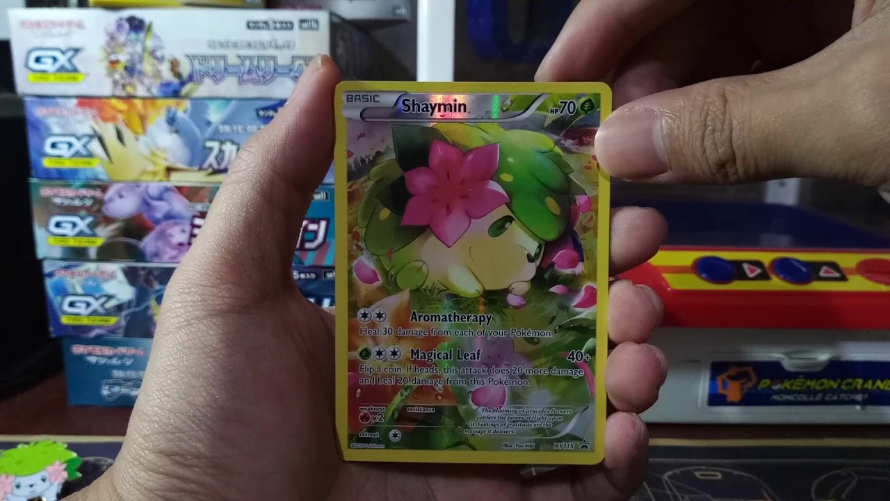 Opening A 2016 Mythical Pokemon Collection - Shaymin Box! - YouTube