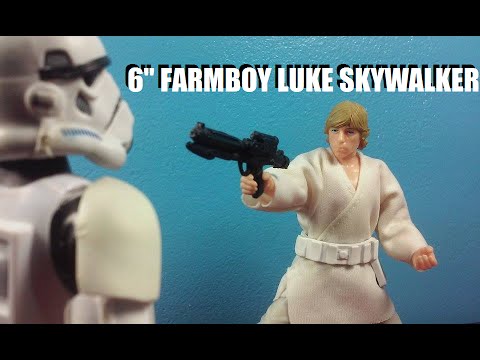 Luke Skywalker (ANH Farmboy): Hasbro Star Wars Black Series 6" - YouTube