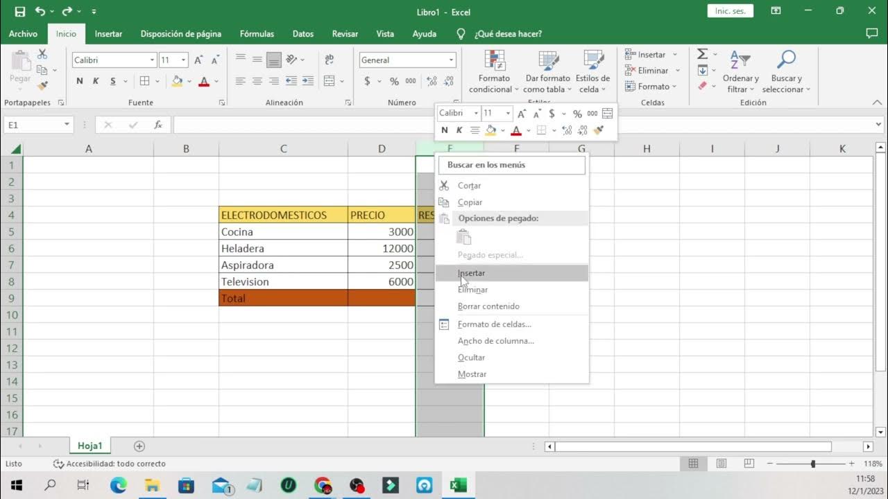 CURSO EXCEL COMO USAR HERRAMIENTA INSERTAR - YouTube