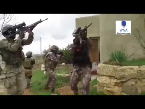 Video footage showing Turkish special forces clearing houses in Afrin