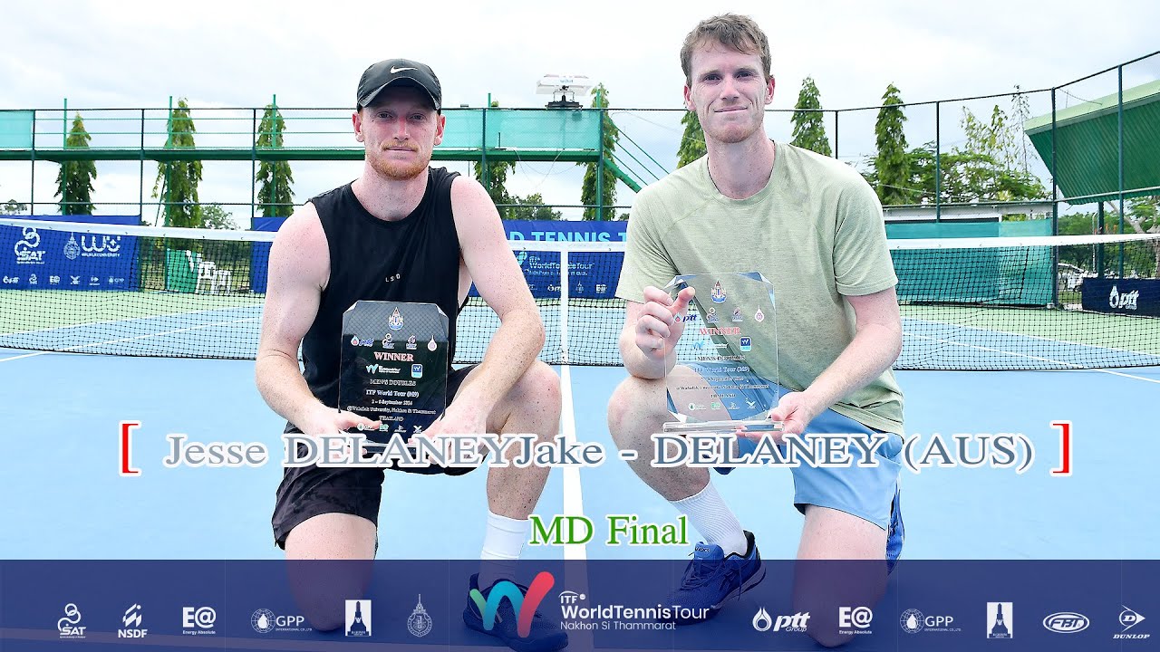 ITF WORLD TOUR M9 MD Final – Jake DELANEY [AUS] 2 Jesse DELANEY [AUS ...