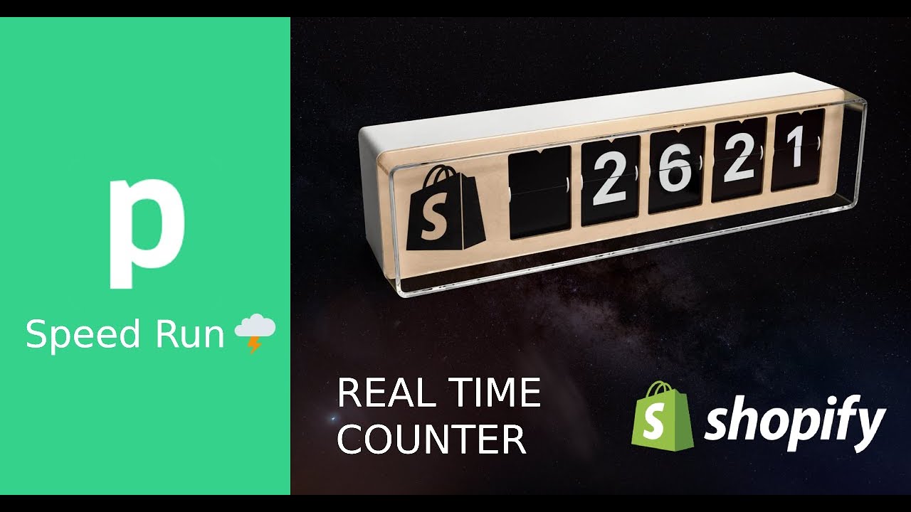 Speed Run #4 - Live Shopify Partner Revenue Counter - YouTube