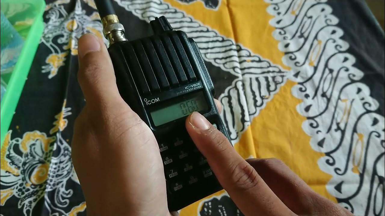 Ht icom v80 Manual program Terlengkap - YouTube