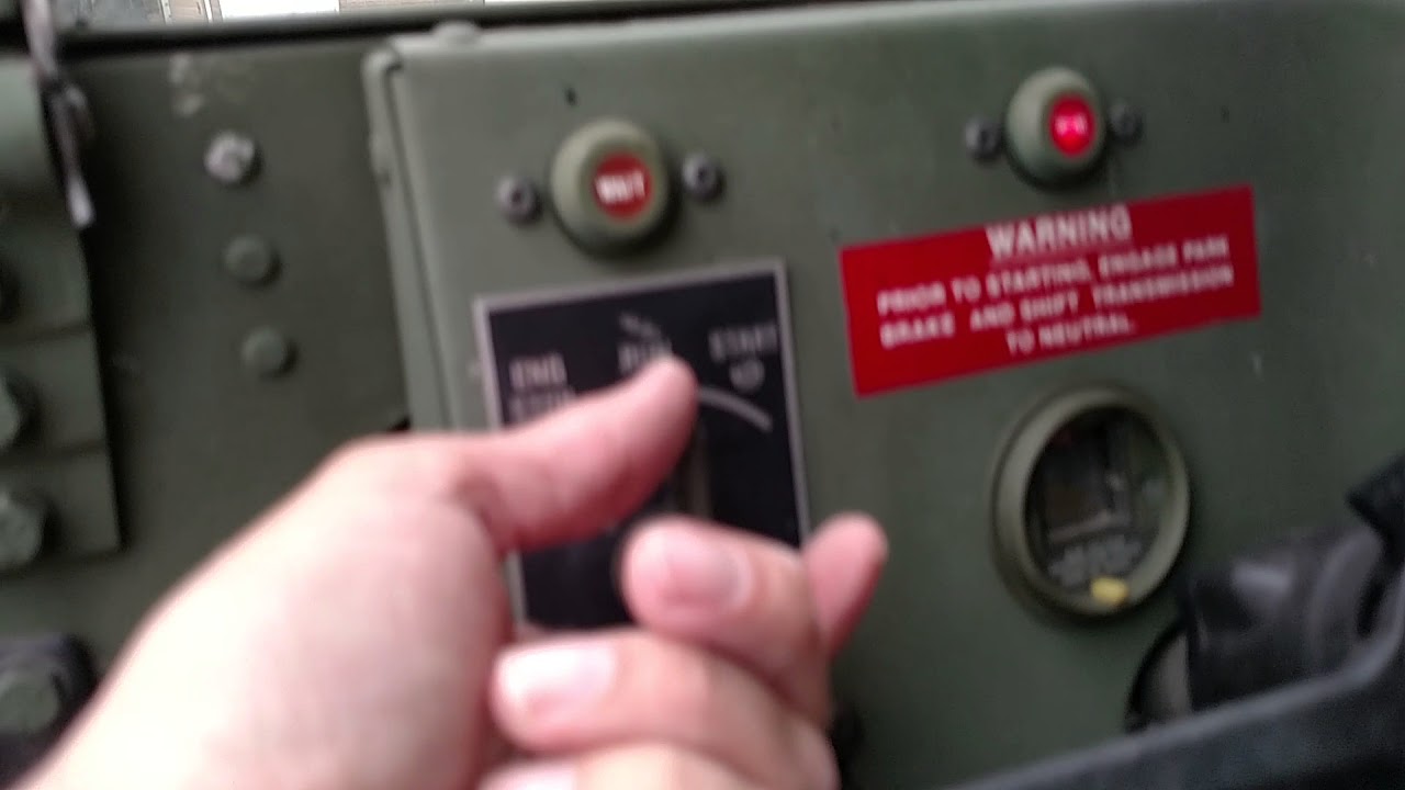 M998 hmmwv hummer iron planet start - YouTube