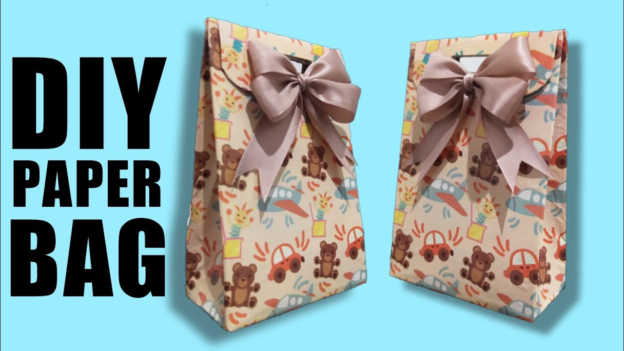 Cara Mudah Membuat Paper Bag dari Kertas Kado dan Kotak Susu | Ide ...