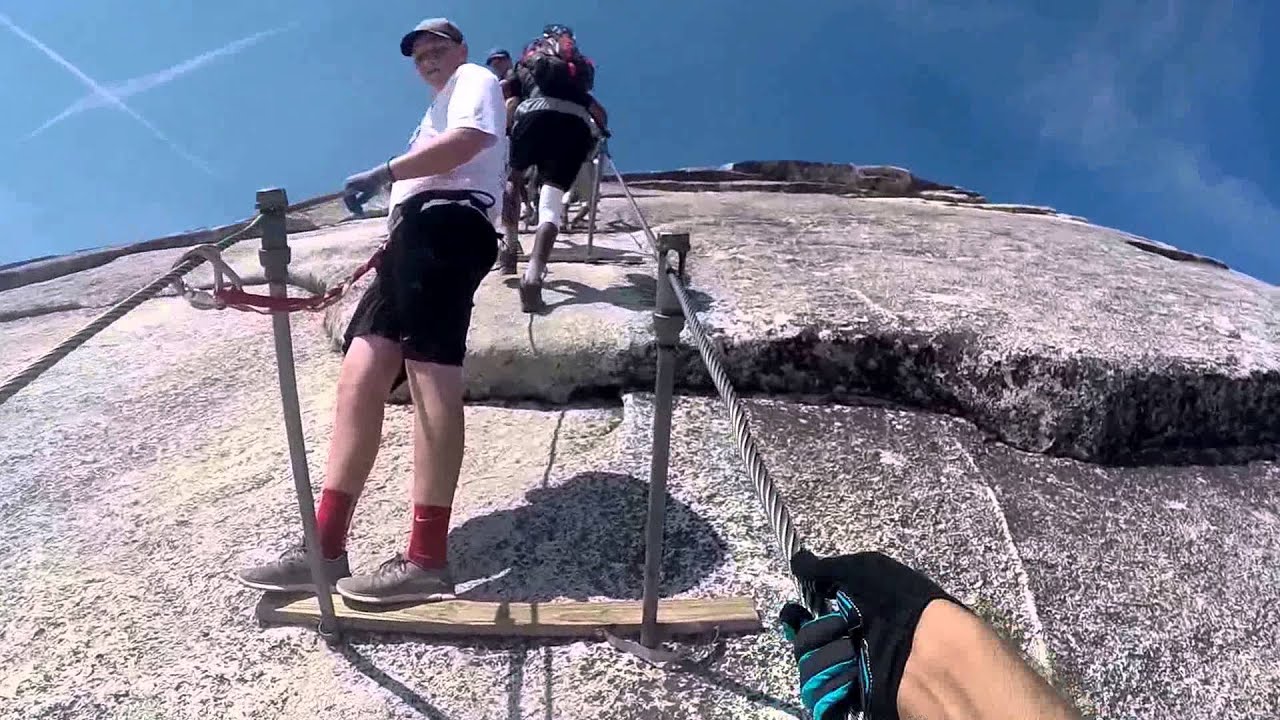 My Half Dome Cable Hike - Yosemite CA - YouTube