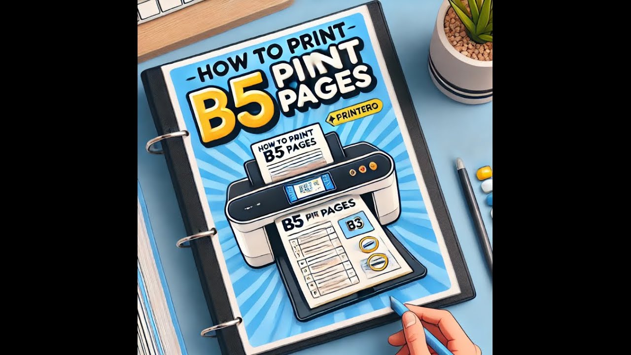 Tutorial: How to Print for a B5 Binder – Easy Tutorial! - YouTube