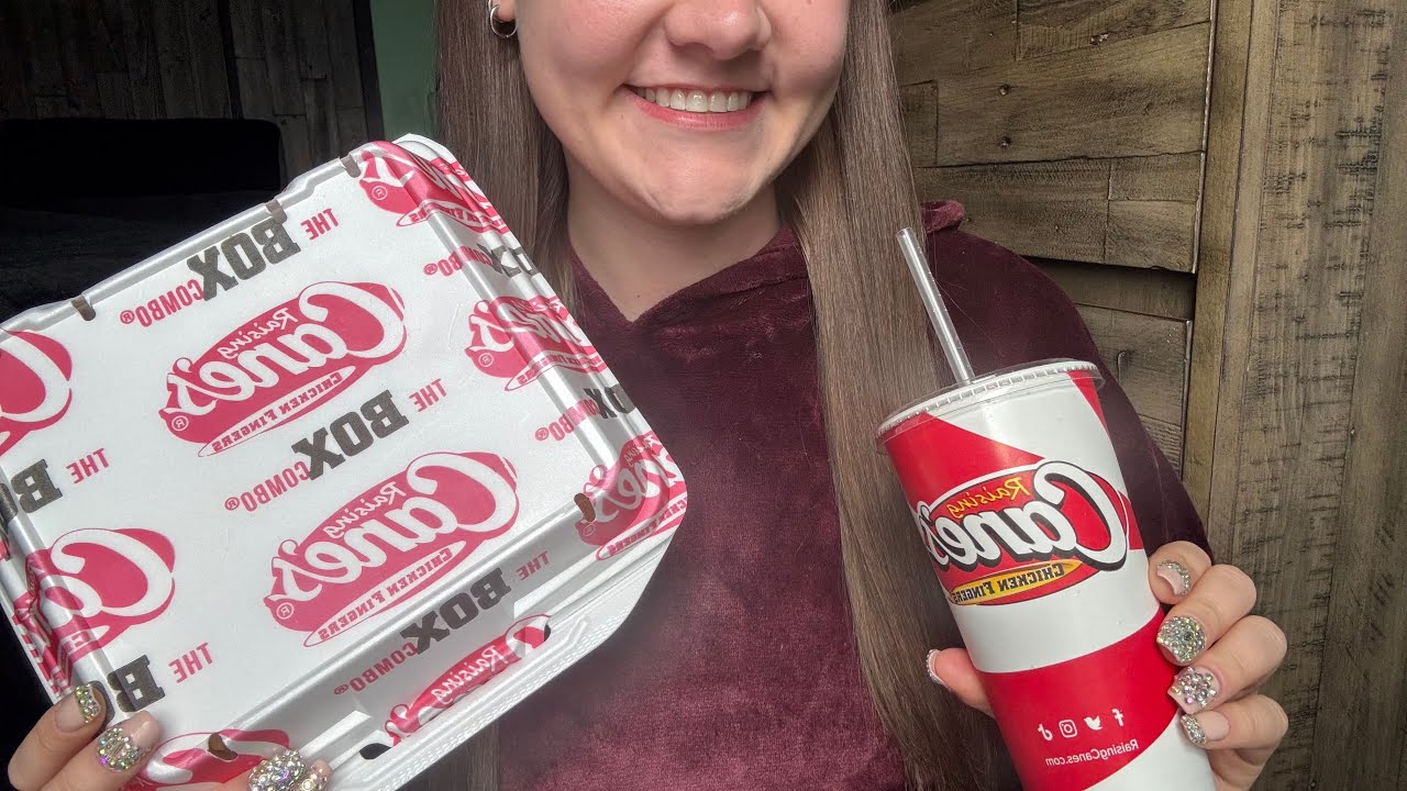 Eat with Me - Raising Canes Mukbang & ASMR Whisper Ramble - YouTube