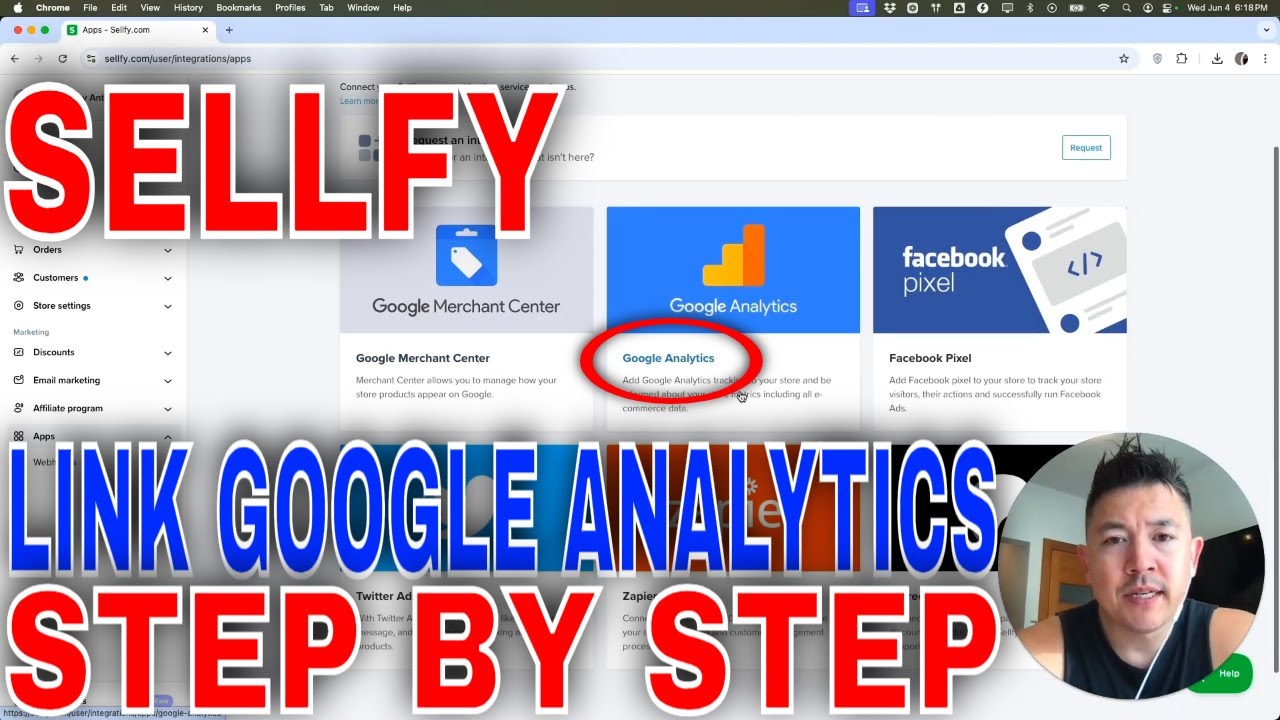 How To Link Connect Google Analytics To Sellfy🔴 - YouTube