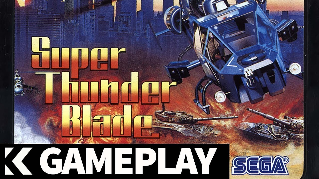 Gameplay SEGA Genesis: Super Thunder Blade #Throwback - YouTube