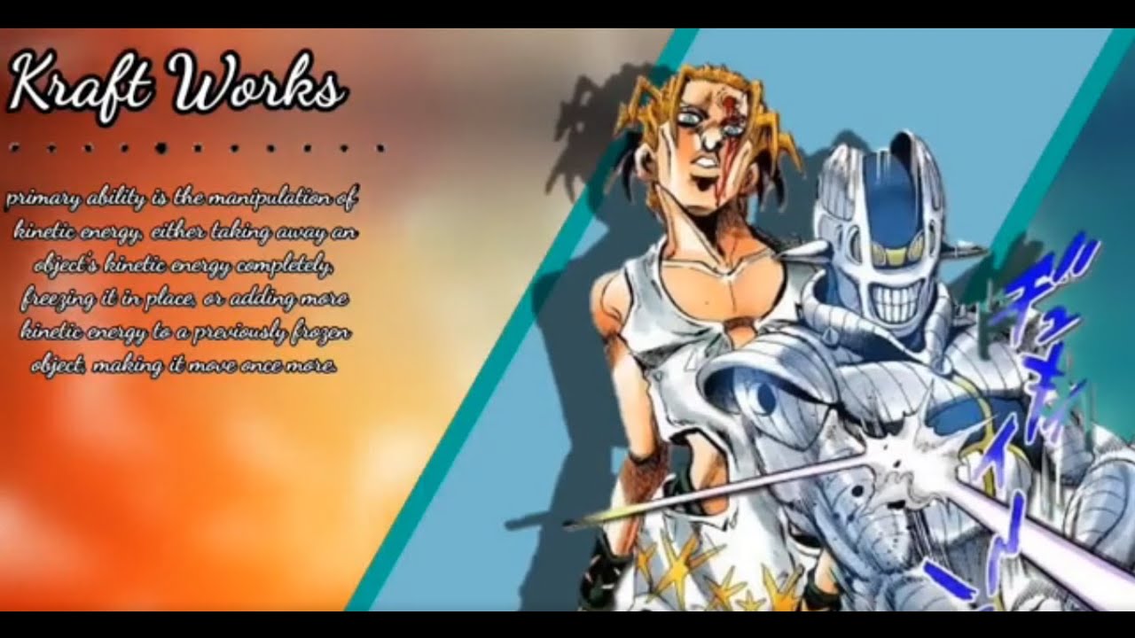 JoJo 5 (Golden Wind): Kraft Works Stand Eyes Catch - YouTube