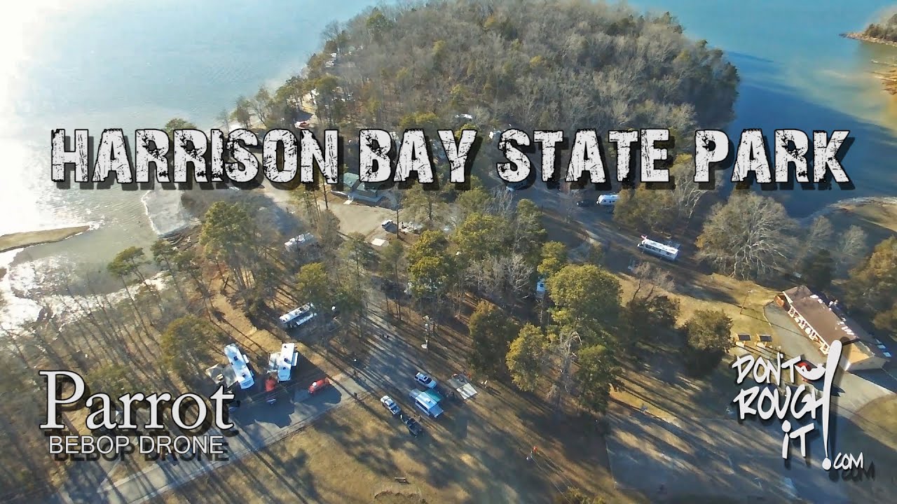 Aerial Views over HARRISON BAY STATE PARK with the Parrot Bebop Drone ...