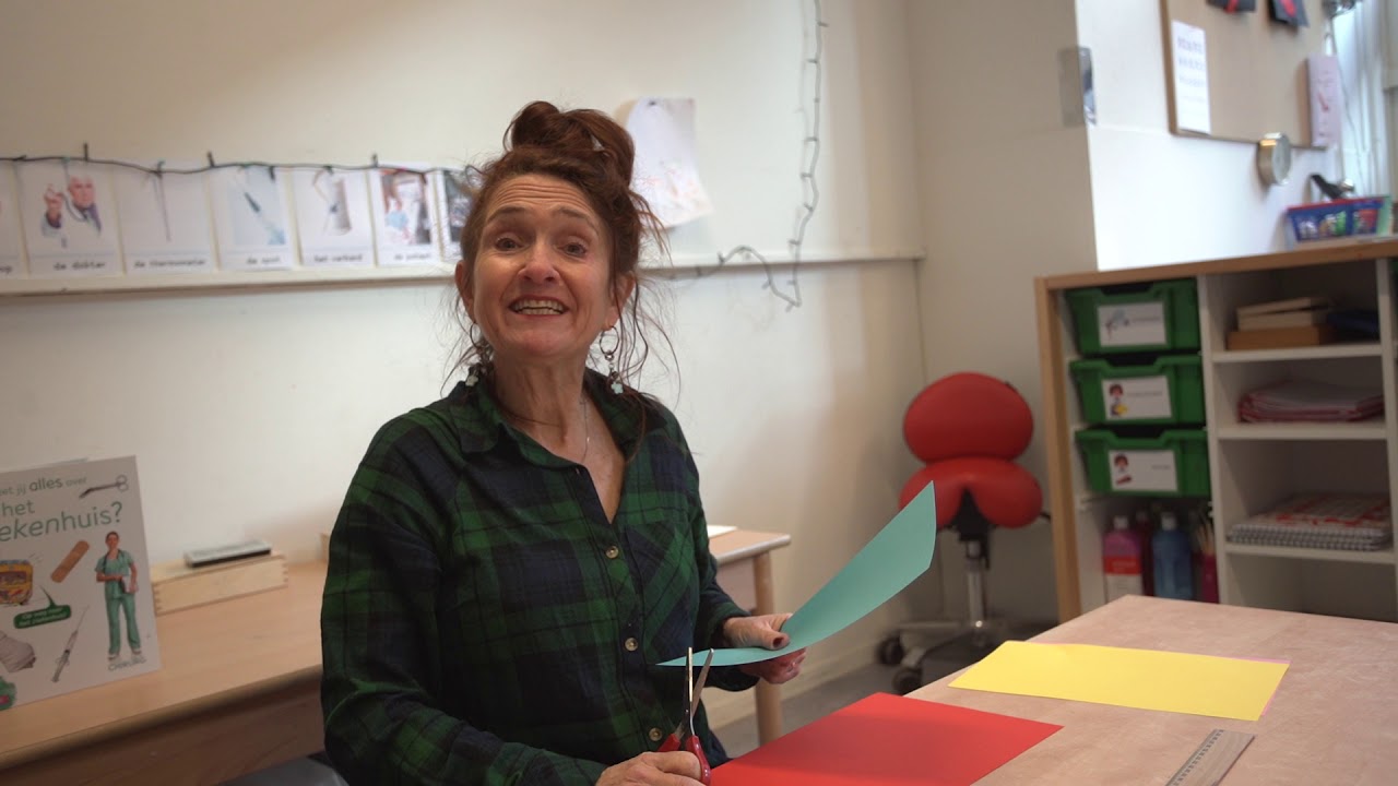 slingers maken met Juf Monique - YouTube