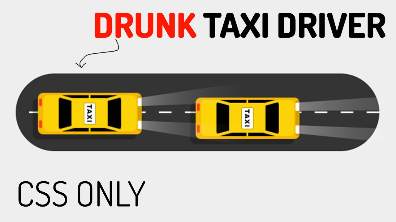 Css Only Taxi Animation Effects Youtube