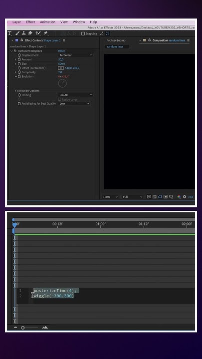 Animate Random Lines in After Effects | Tutorial - YouTube