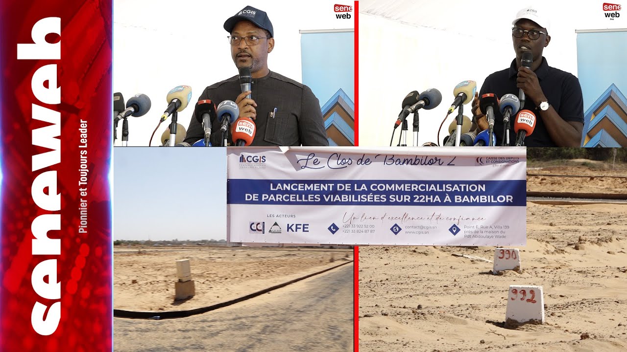 Bambilor : La CGIS et la CDC délivrent 700 parcelles viabilisées et ...