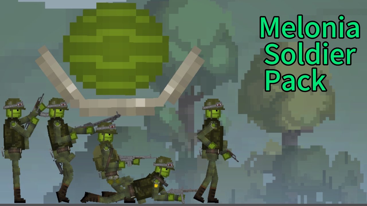 Melonia Soldier Pack | Melon Playground/Sandbox - YouTube
