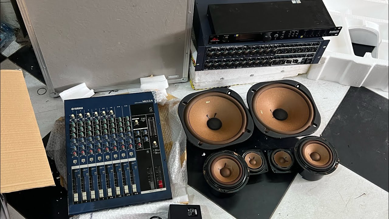 Loa rời ,loa Bluetooth . Mixer nhật về coss số dbx - YouTube