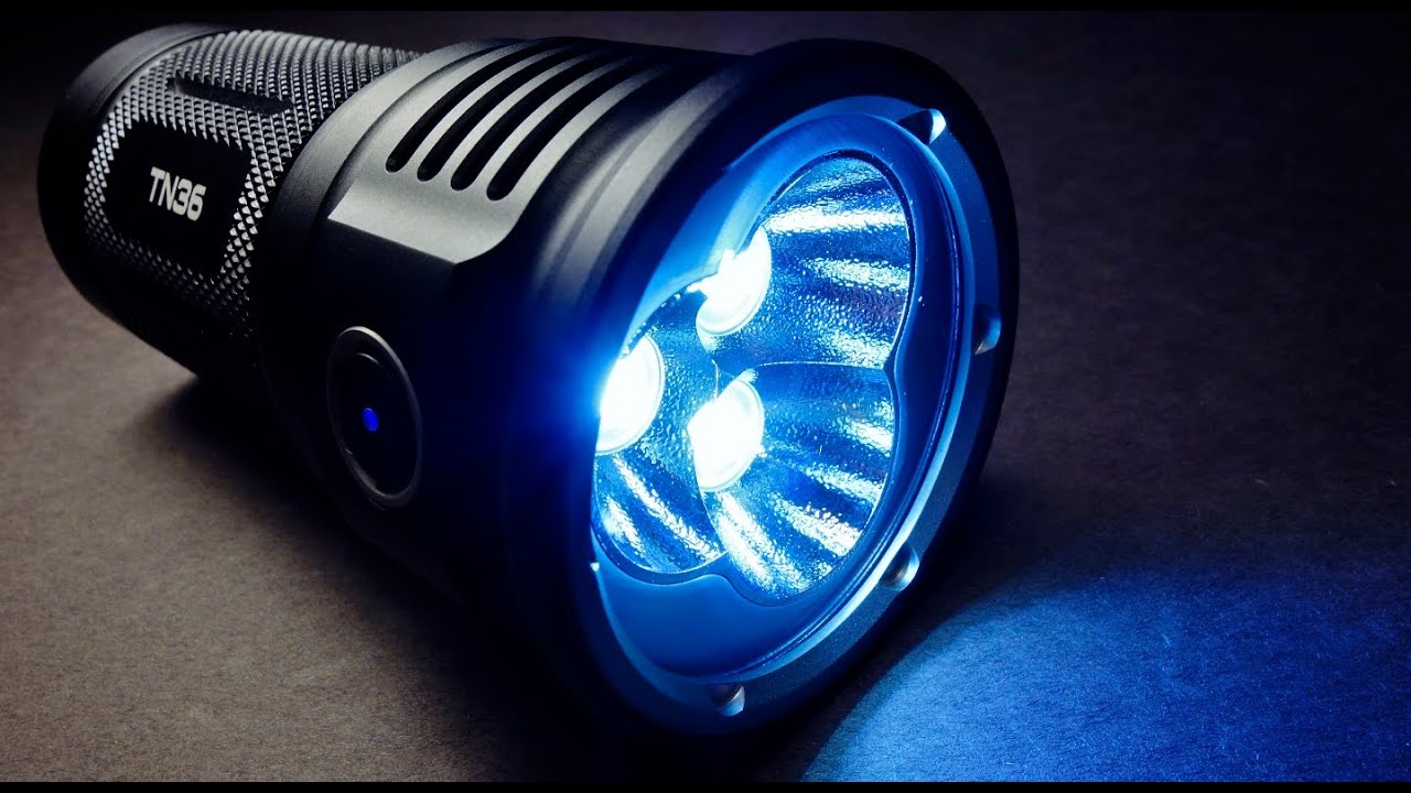 ThruNite TN36 (3 x MK-R | 4x18650) - Unboxing & Mini Review - YouTube