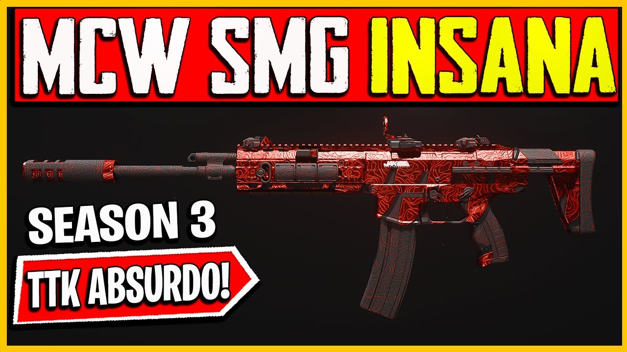 MCW SMG É META NO WARZONE SEASON 3! MELHOR CLASSE MCW WARZONE - YouTube