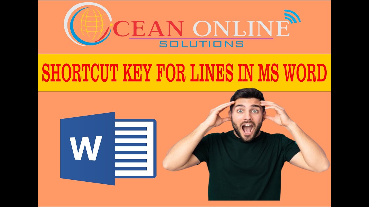 SHORTCUT KEY FOR LINES IN MS WORD msword tips tipsandtricks shortcut-key-for-lines-in-ms-word-msword-tips-tipsandtricks