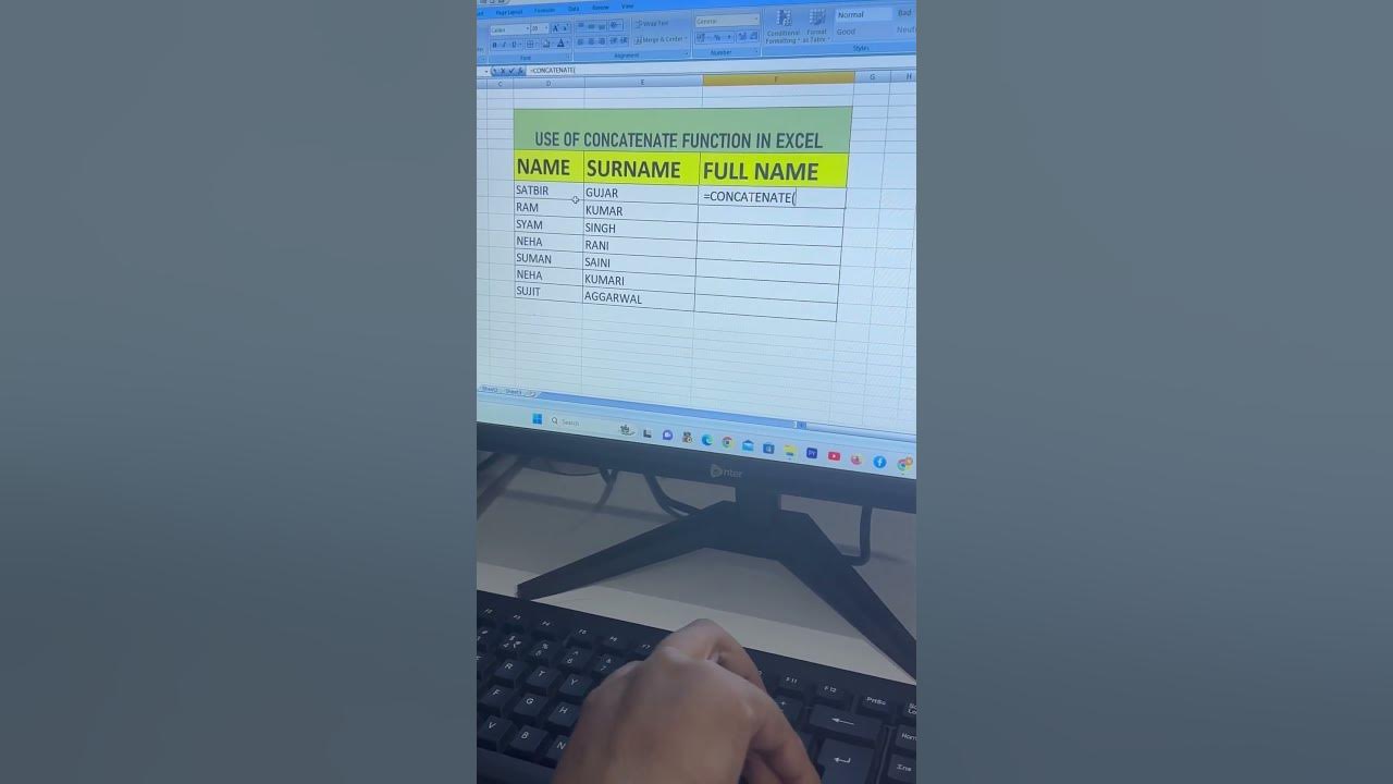 How to use the CONCATENATE function to combine multiple text strings or cell values into one ...