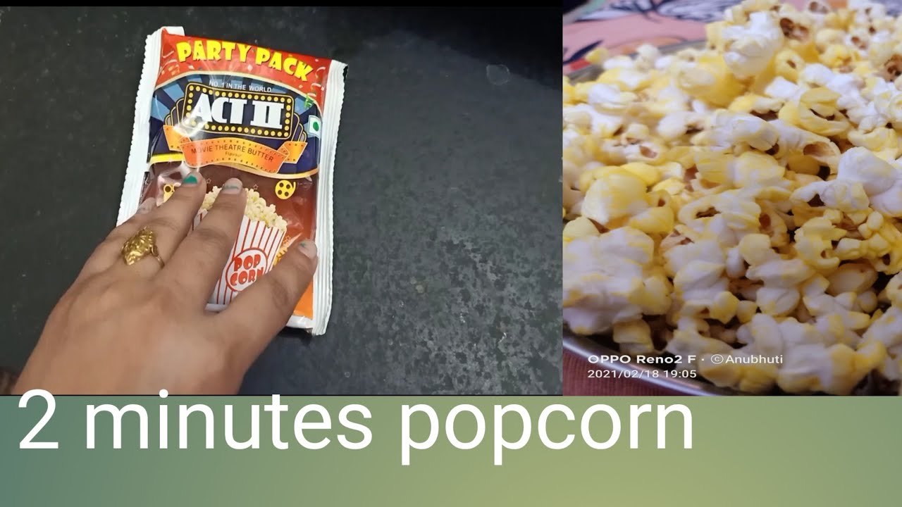 Act 2 popcorn in pressure cooker/ how to make popcorn at home - YouTube